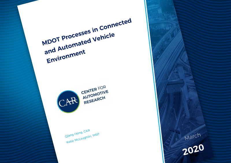 MDOT Processes in Connected and Automated Vehicle Environment - Center ...
