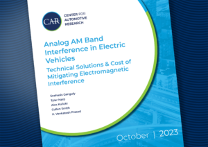 AM Radio Paper Cover Graphic | Center for Automotive Research