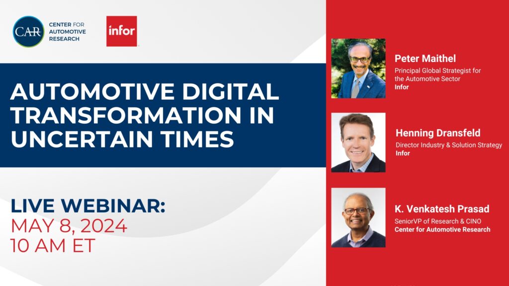 Webinars - Center for Automotive Research