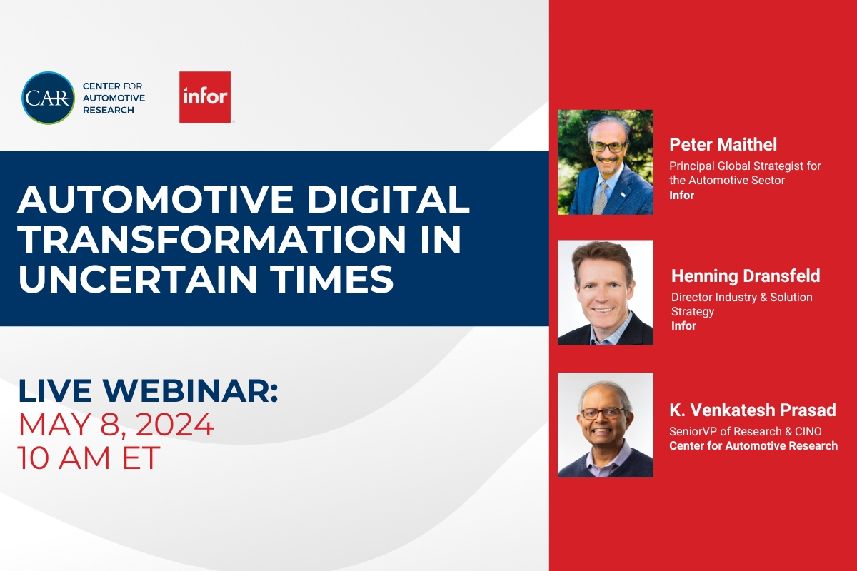 Infor Webinar – 1200 x 800 | Center for Automotive Research