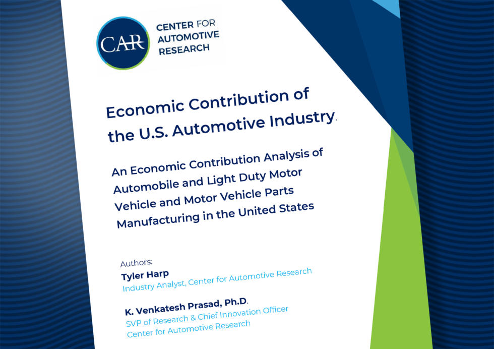 Economic Contribution of the U.S. Automotive Industry | Center for ...